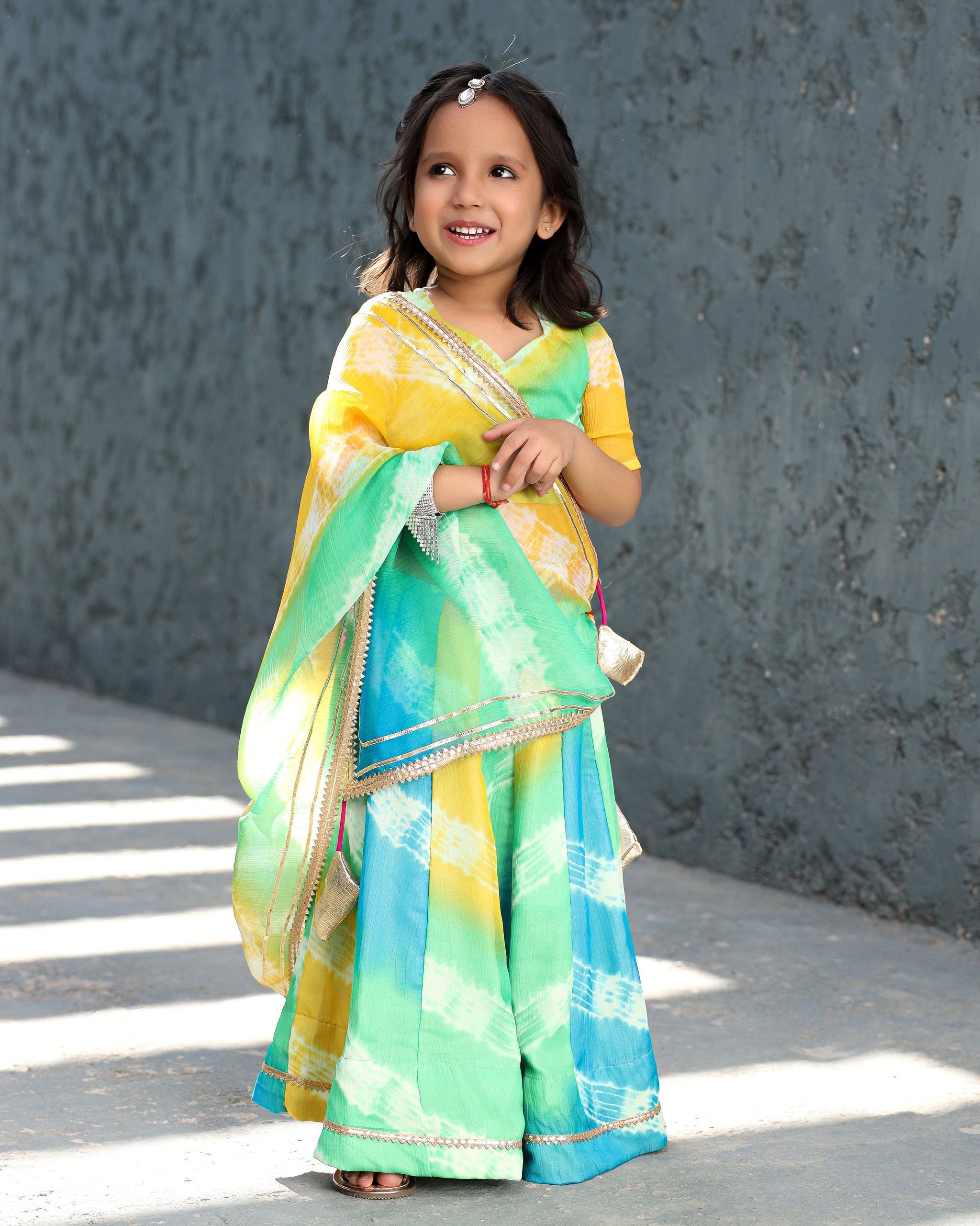 Kids Rangeela Lehenga Set
