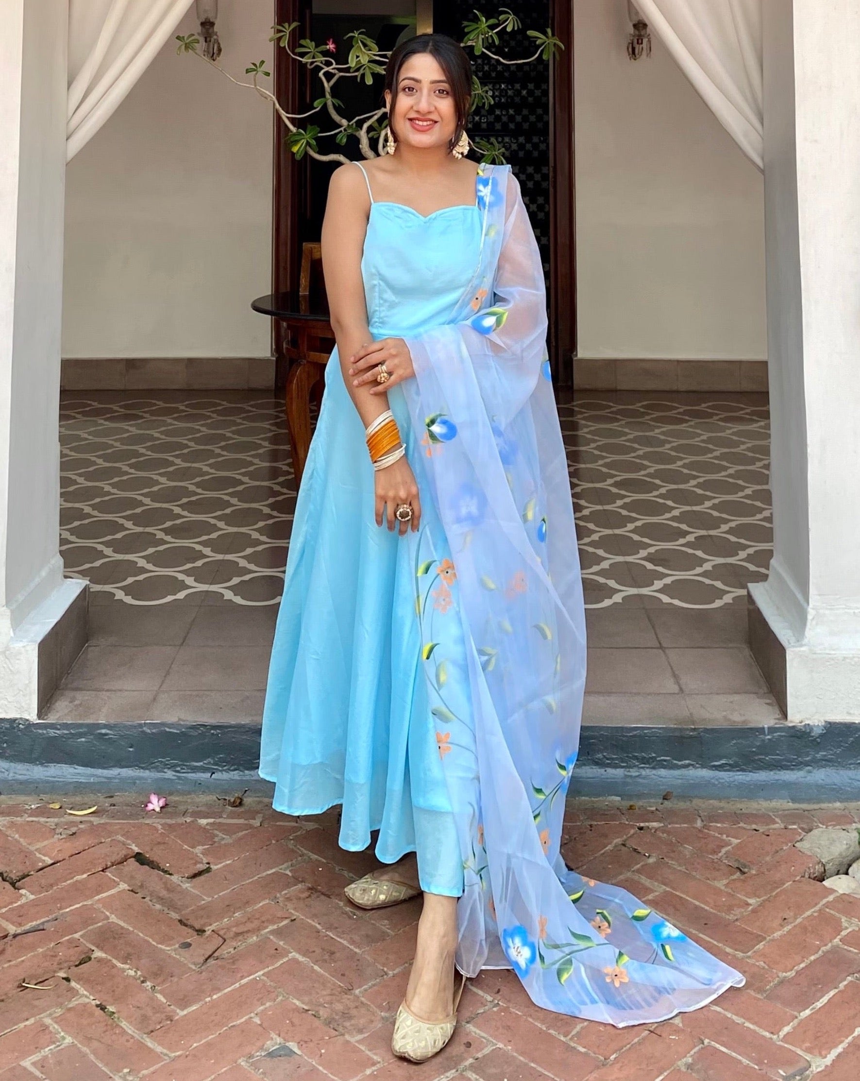 Aashvi Blue Suit Set